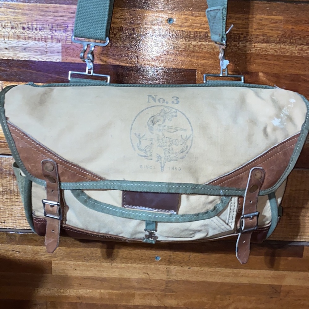 Rare Vintage Orvis Battenkill Canvas And Leather Fiel… - Gem